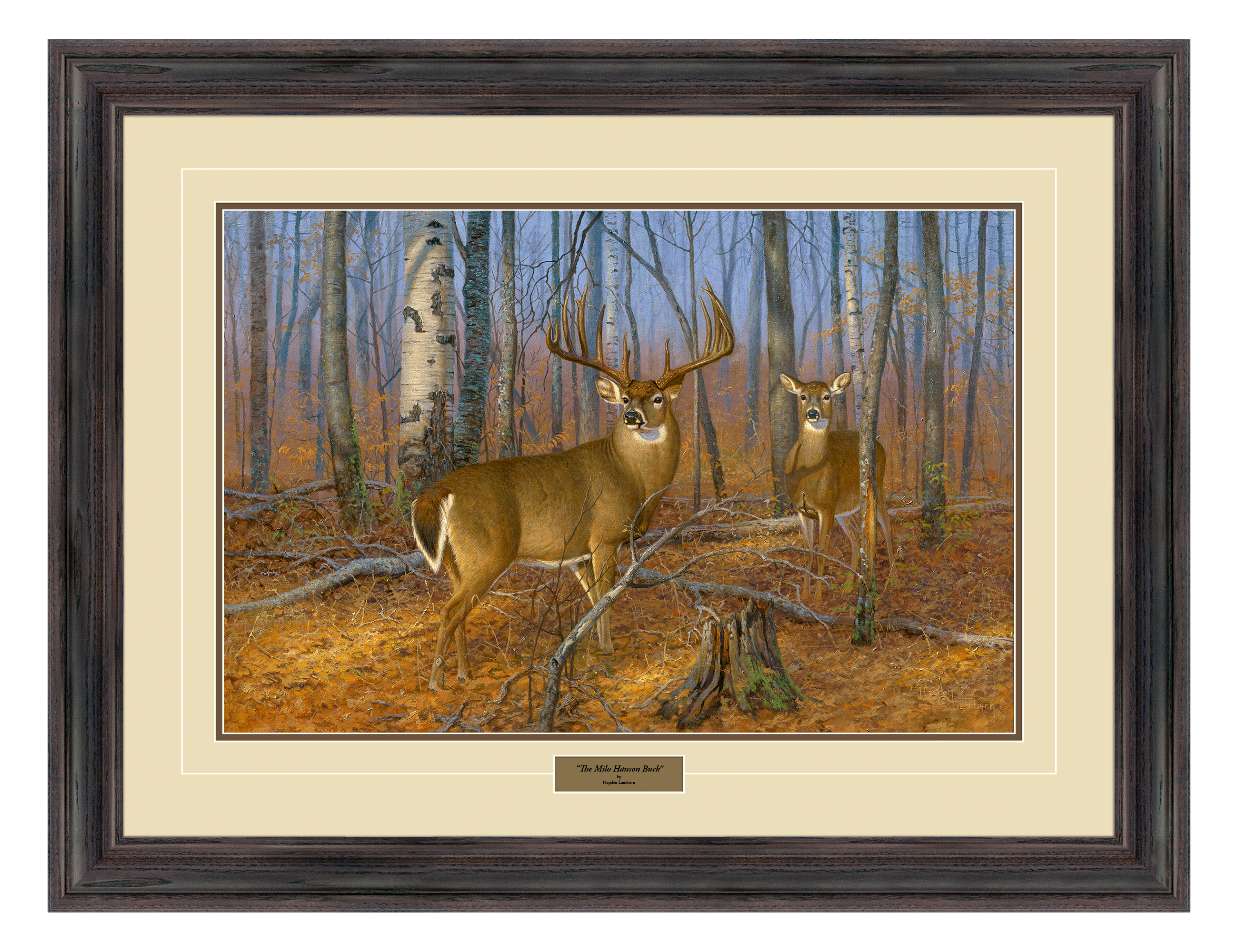 Hayden Lambson The Milo Hanson Buck Framed Artwork | Bass Pro Shops